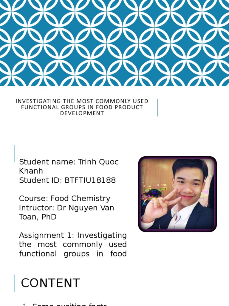 Assignment 1 Food Chemistry PDF Ethanol Taste