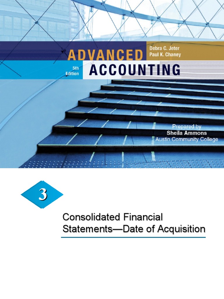 CH 03 | PDF | Book Value | Consolidation (Business)