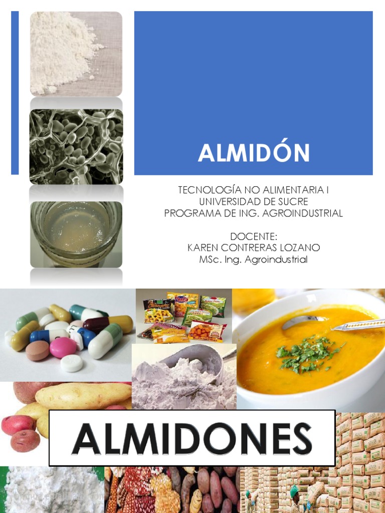 El Almidón | PDF | Almidón | Química