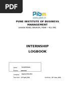 Internship Logbook Template | PDF | Internship | Job Hunting