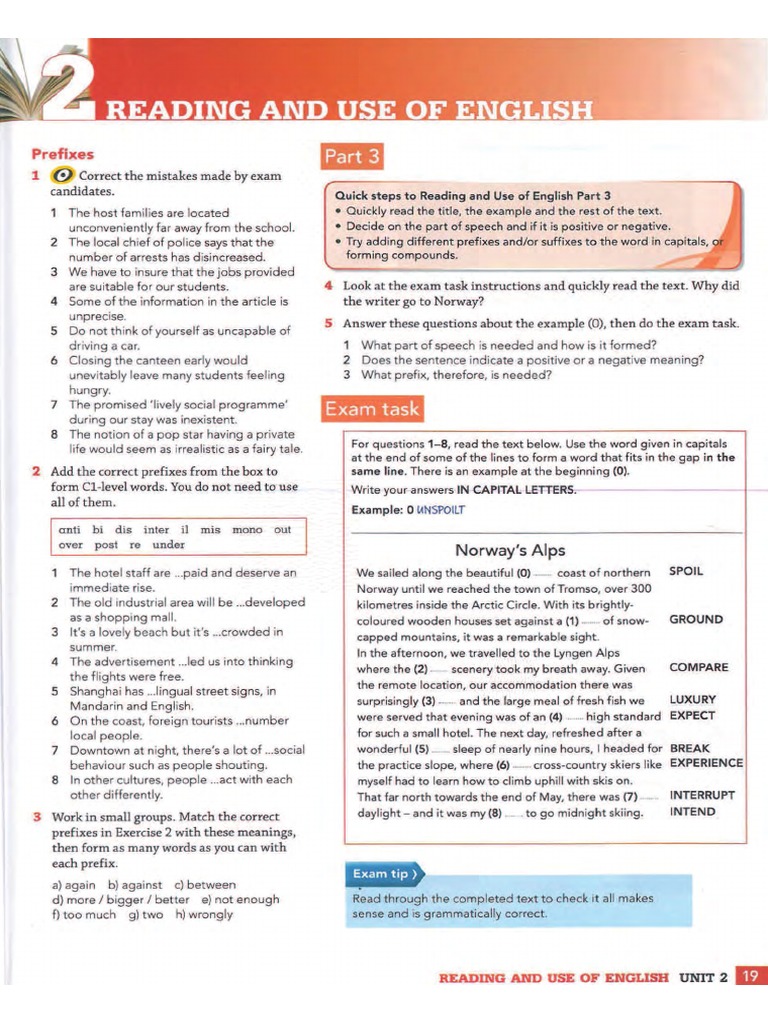 Compact Advanced - Unit 2 - Pag 19 PDF | PDF