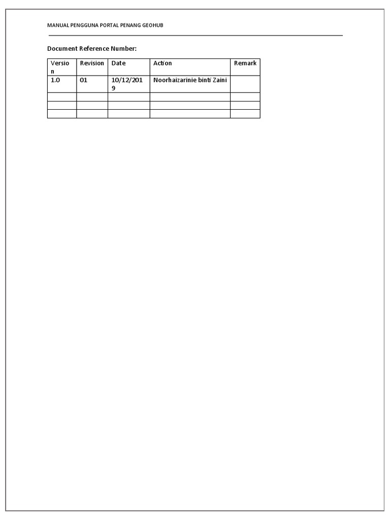 Manual Pengguna Portal Geohub | PDF | Teknologi & Rekayasa