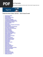 Python Syllabus PDF | PDF | Python (Programming Language) | Object ...