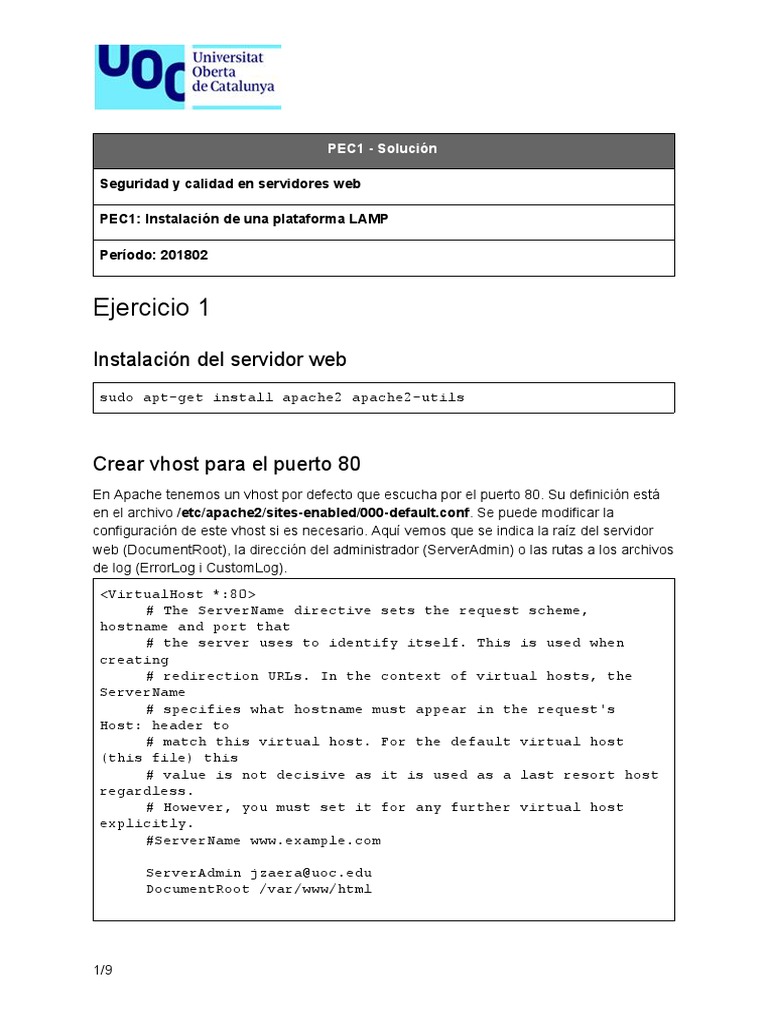 PEC1 SOLUCION Servidores | PDF | Php | Contraseña