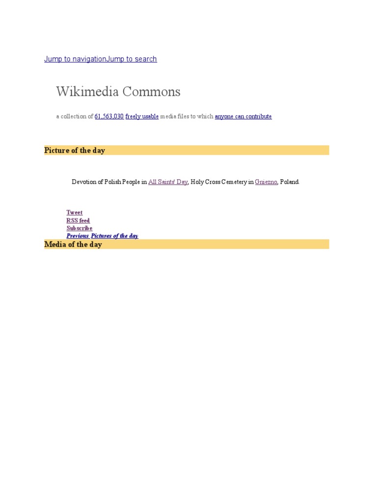 Wikimedia Commons: Jump To Navigation Jump To Search | PDF ...