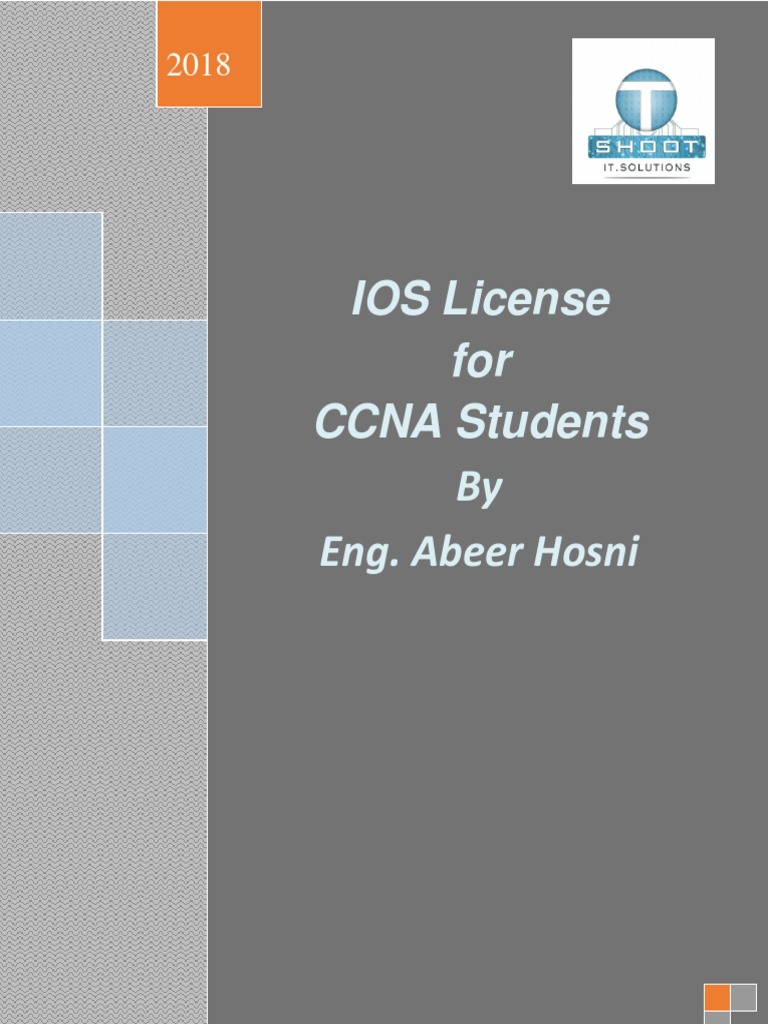 IOS License For CCNA Students by Eng. Abeer Hosni | PDF | Computer Data ...