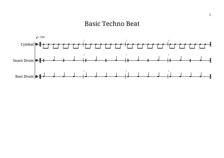 Basic Techno Beat