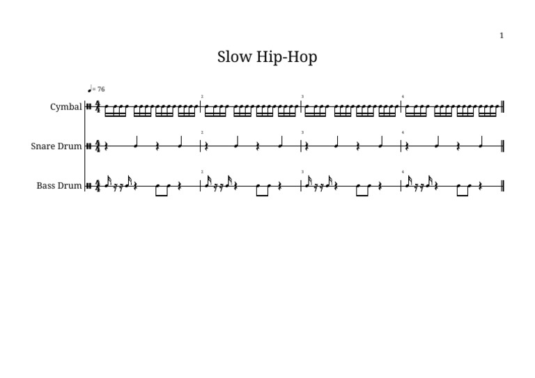 Slow Hip Hop | PDF