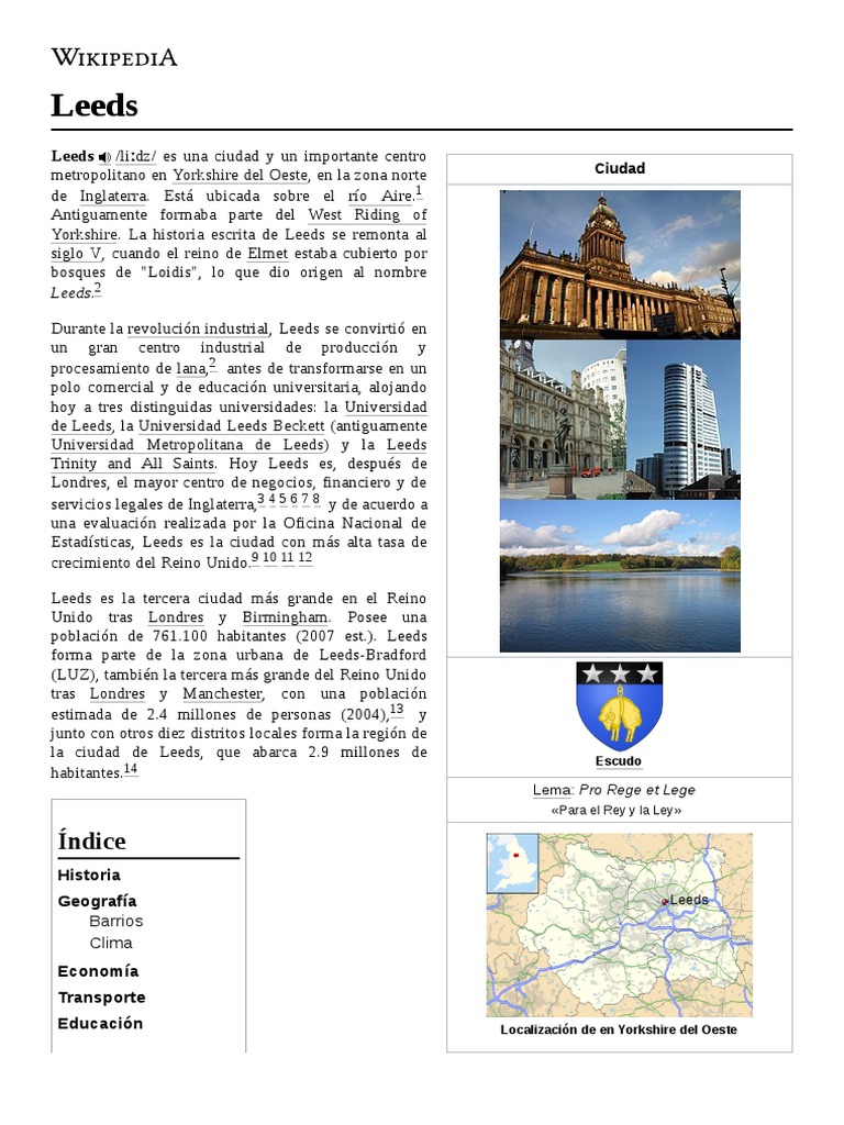 Leeds | PDF | Leeds | Business