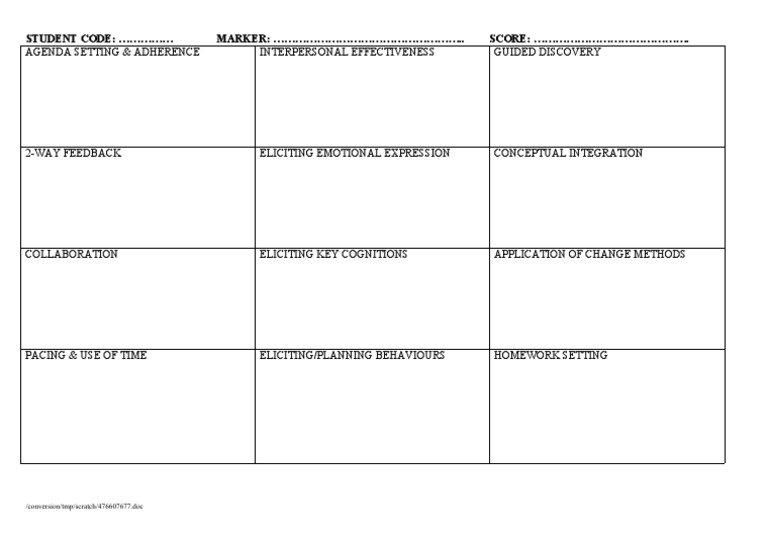 Student Code: Marker: .. Score | PDF | Computers
