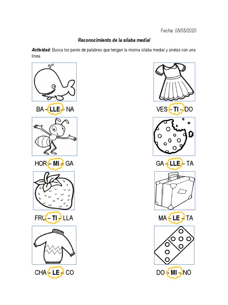 Sílaba Medial | PDF