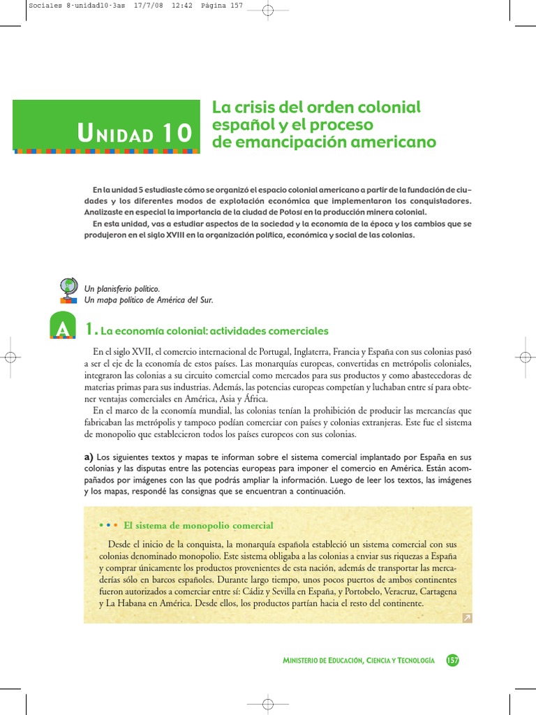 La Crisis Del Orden Colonial Español y El Proceso de Emancipación ...