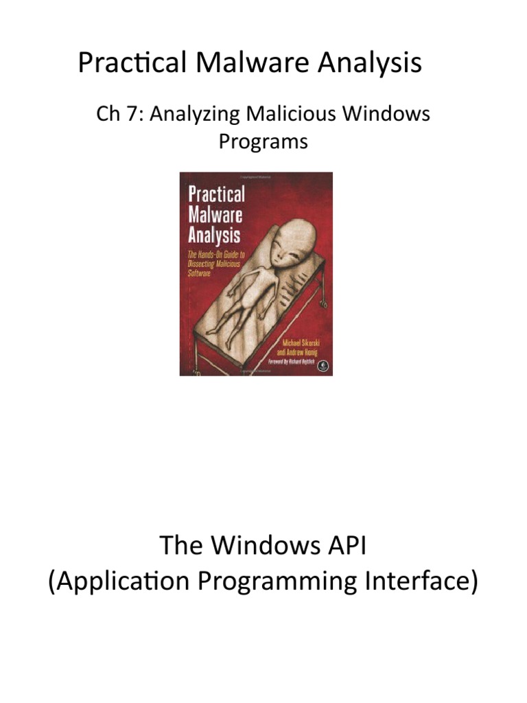 Practical Malware Analysis: CH 7: Analyzing Malicious Windows Programs ...