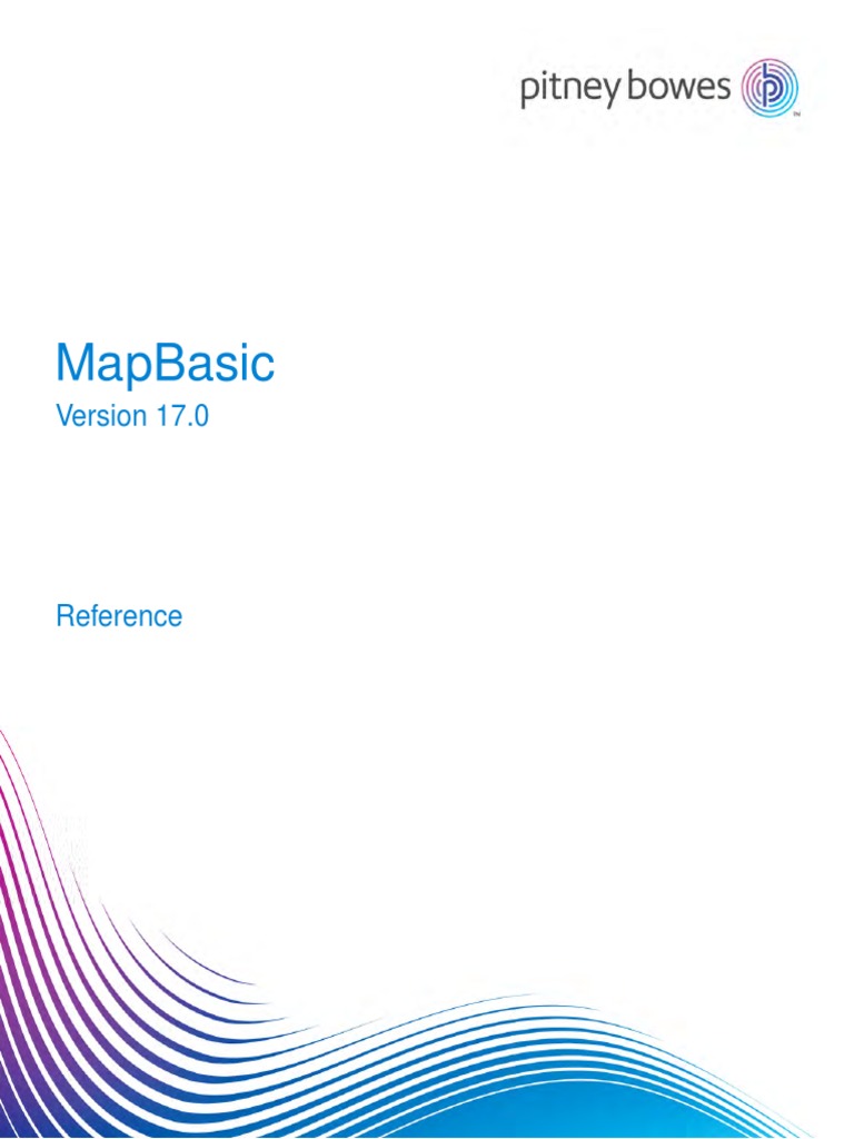 Mapinfo Mapbasic v17 0 0 Reference PDF | PDF | Bracket | Parameter (Computer Programming)