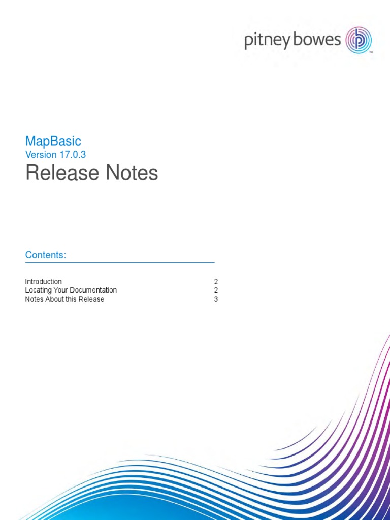 Mapbasic v17 0 3 Release Notes | PDF | Proxy Server | Application ...