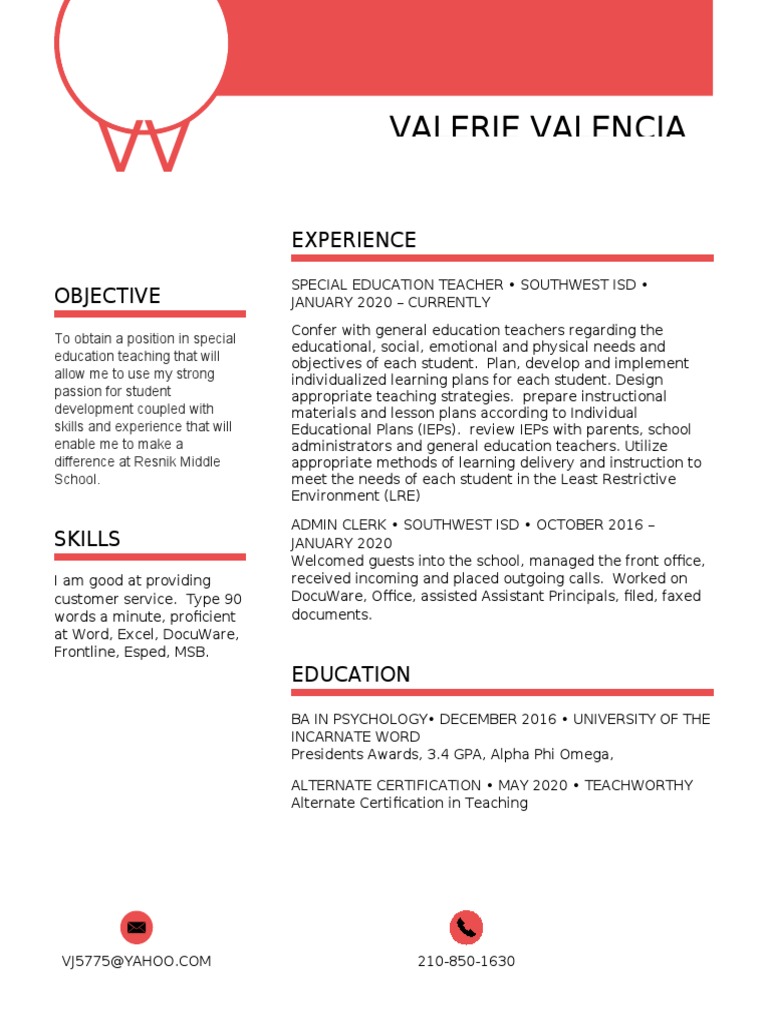 Val Resume | PDF