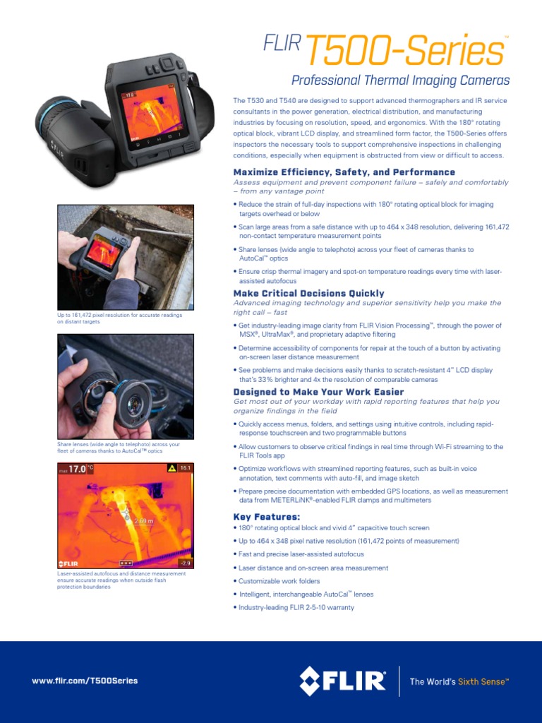 T500-Series: Professional Thermal Imaging Cameras | PDF | Autofocus ...