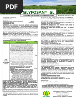 Ficha Técnica del Herbicida Glifosol | PDF | Fotosíntesis | Biosíntesis