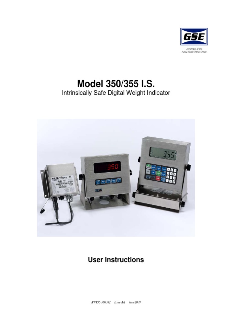 GSE SCALE 350 Manual PDF | PDF | Mode (Statistics) | Weight