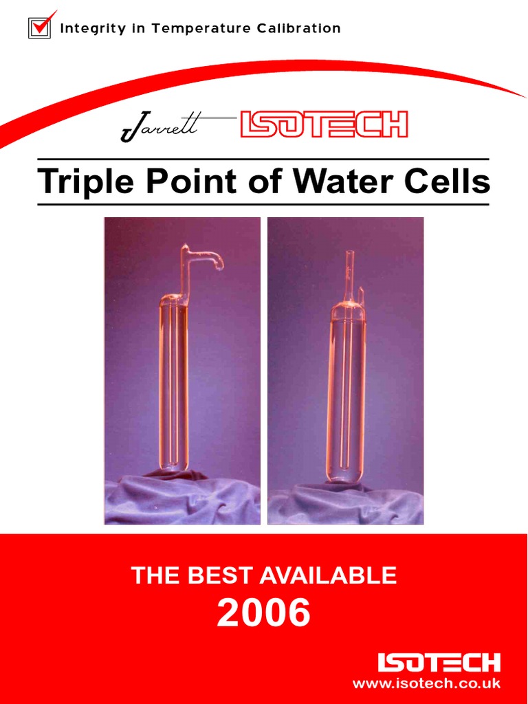 Triple Point of Water Cells: The Best Available | PDF | Temperature | Ice