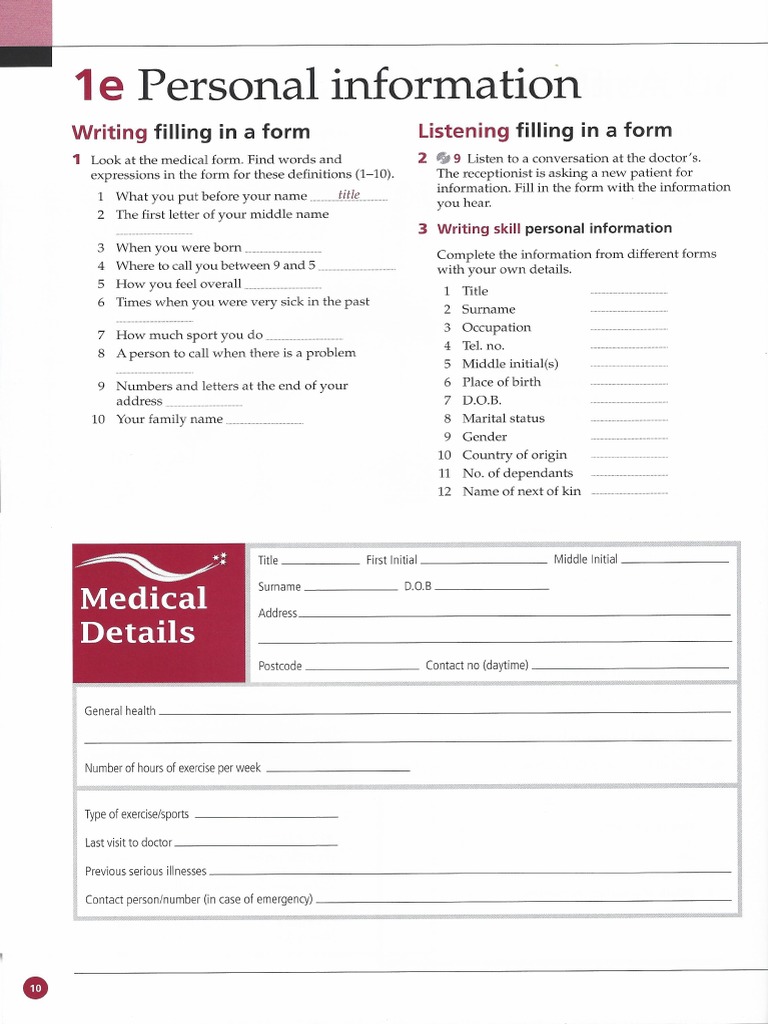 Pre Intermediate 1 (1E-Ex) PDF | PDF