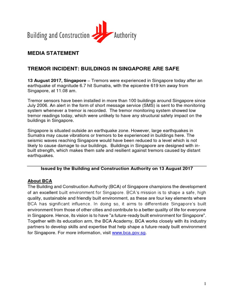 PR 130817 TremorIncident | PDF