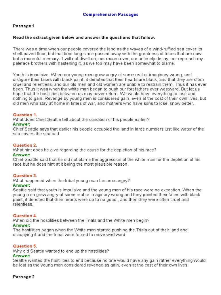 Chief Seattle's Speech | PDF | Native Americans In The United States