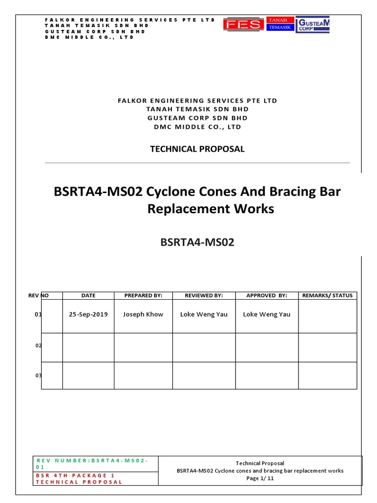 Cyclone Cones and Bracing Bar Replacement Works | PDF | Nature