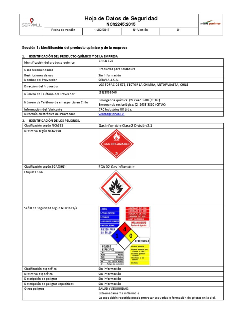 HDS Crick-120 | PDF | Agua | Residuos