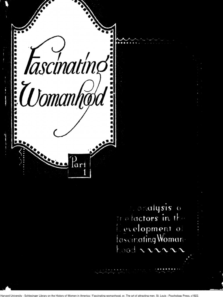 Fascinating Womanhood 2573605-1-445 PDF | PDF | Harvard University