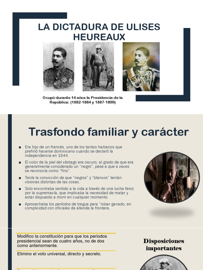 La Dictadura de Ulises Heureaux Version PDF | PDF | Gobierno