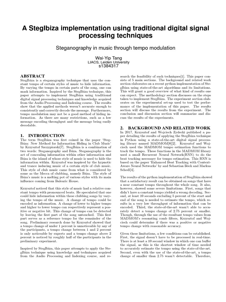 Paper 2 | PDF | Telecommunications Engineering | Signal Processing