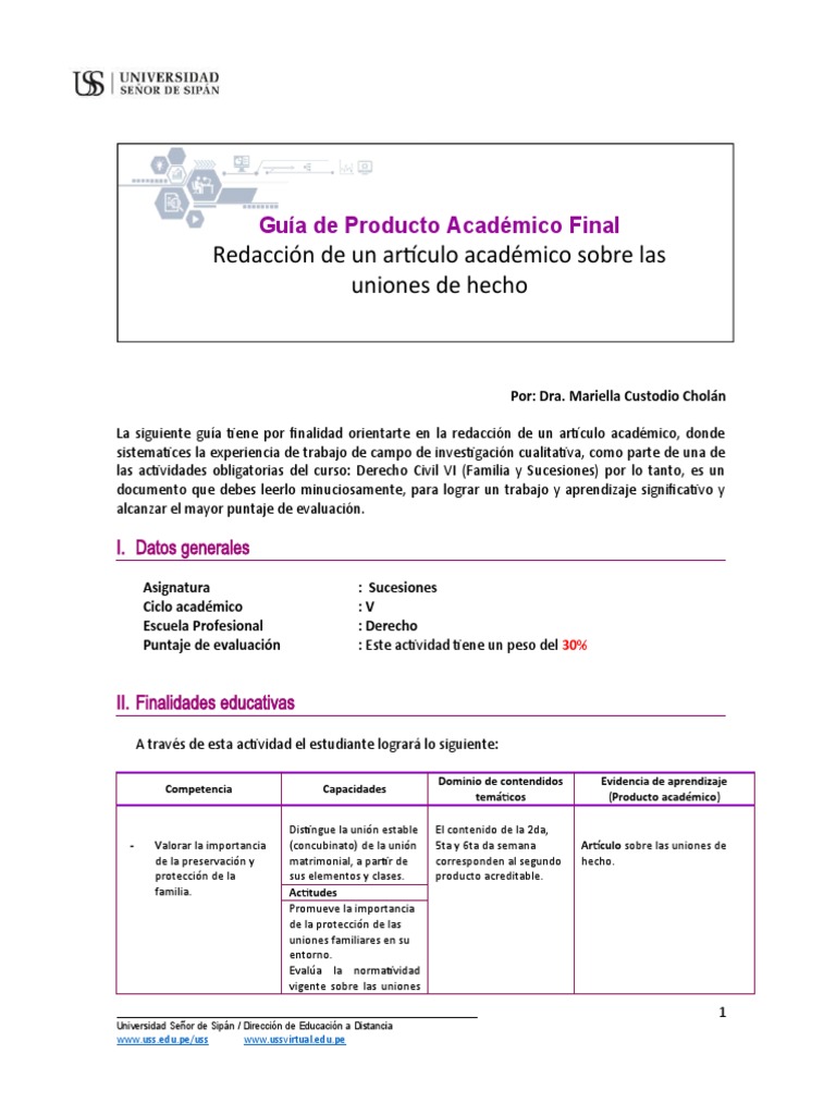 Guía Del Paf 2020-I | PDF | Archivo de computadora | Información