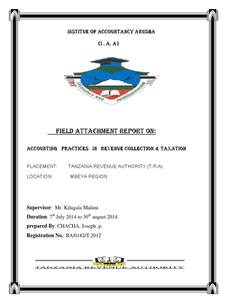 TRA Mbeya: Accounting Practices Report | PDF | Direct Tax | Taxes