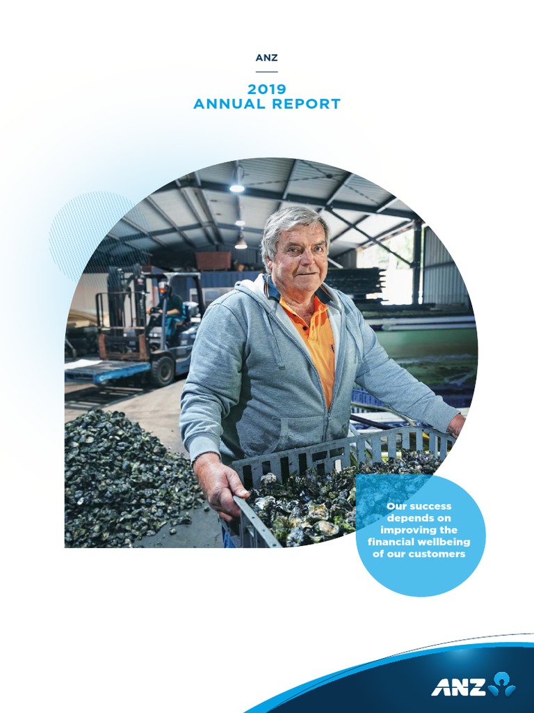 Anz 2019 Annual Report Pdf Pdf Strategic Management Corporate