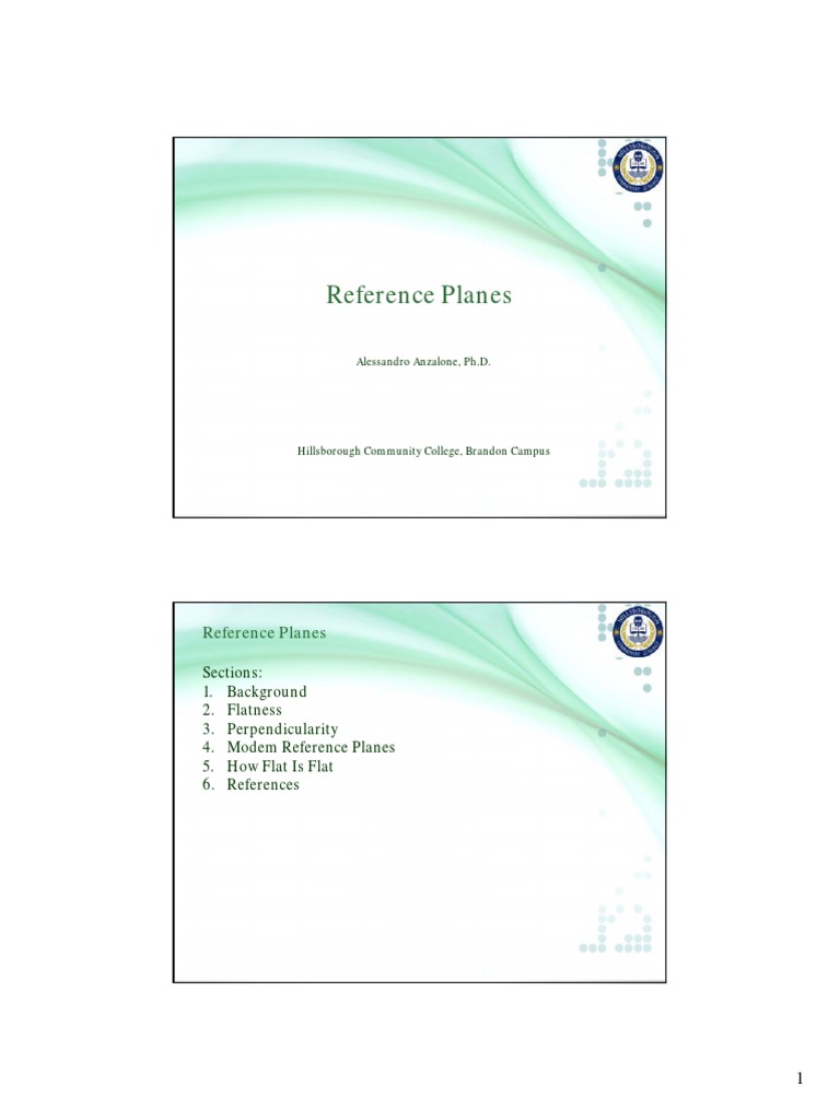 Chapter 14 Reference Planes | PDF | Crafts | Metalworking