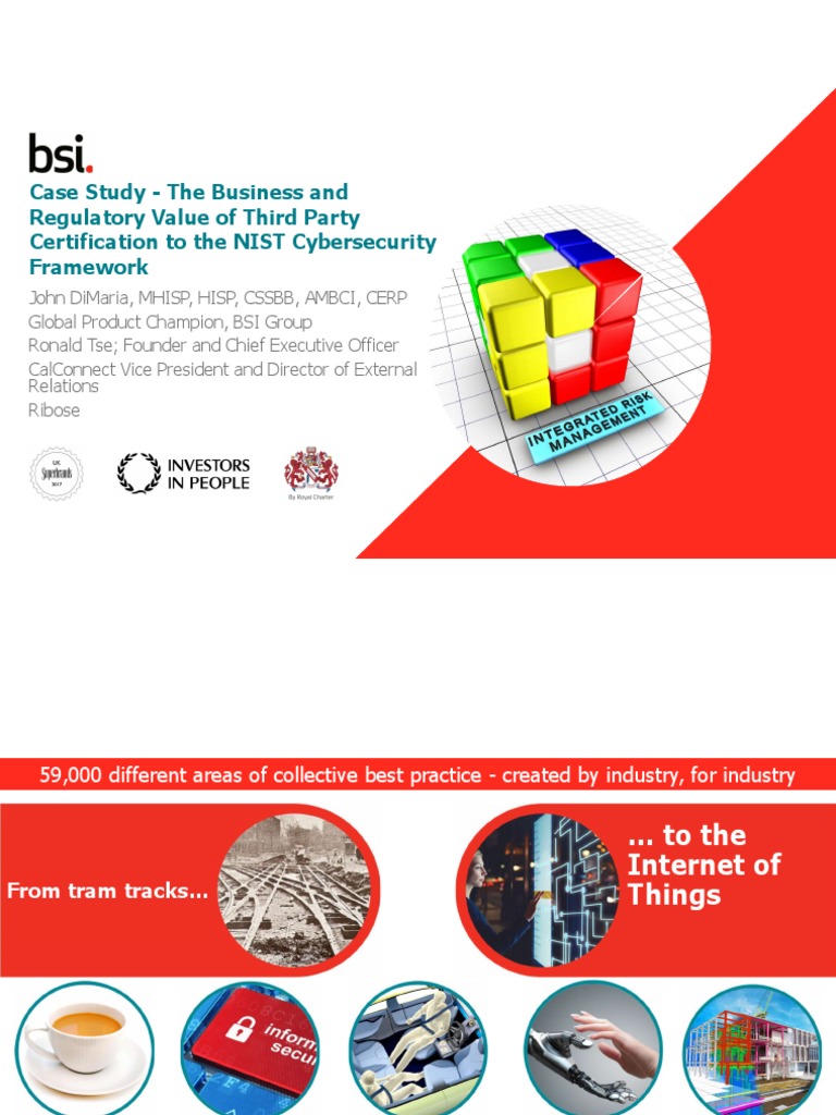 The Business and Regulatory Value of Third Party Certification To The ...