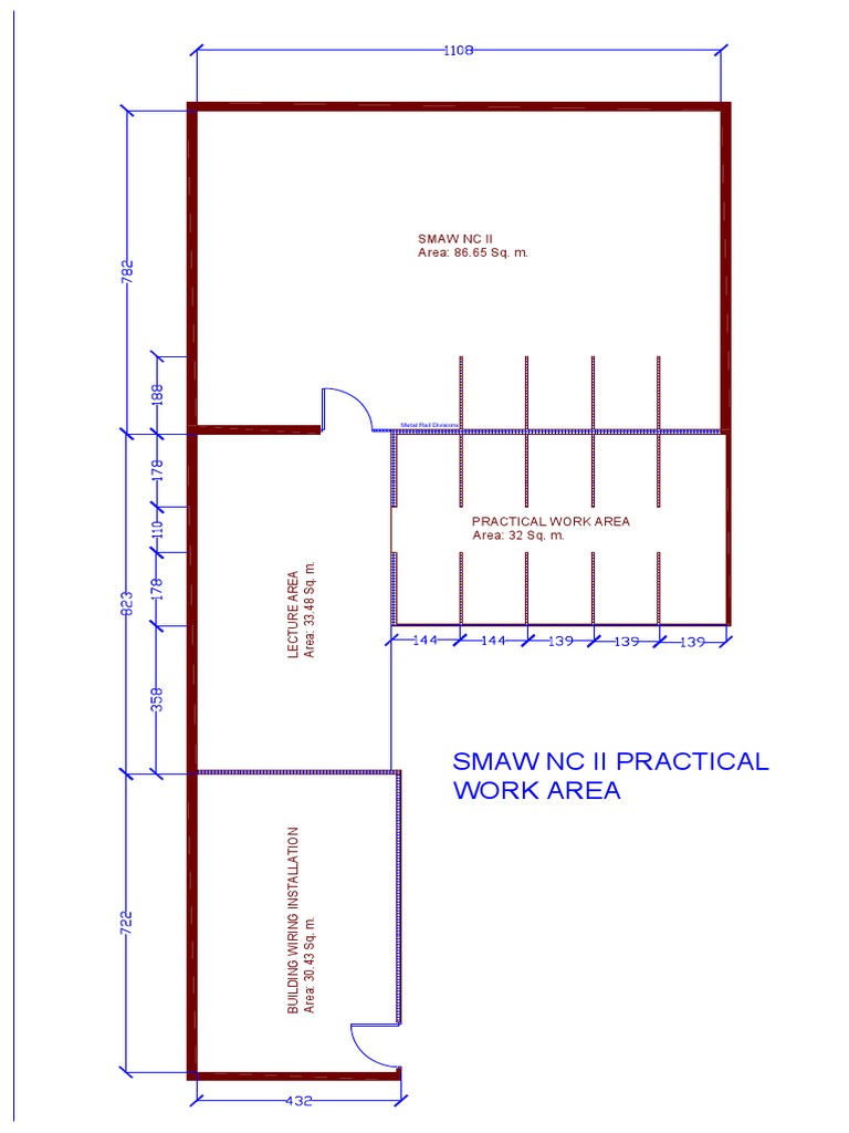 SMAW NC II SHOP LAYOUT Rev. 1 2 PDF | PDF | Technology & Engineering