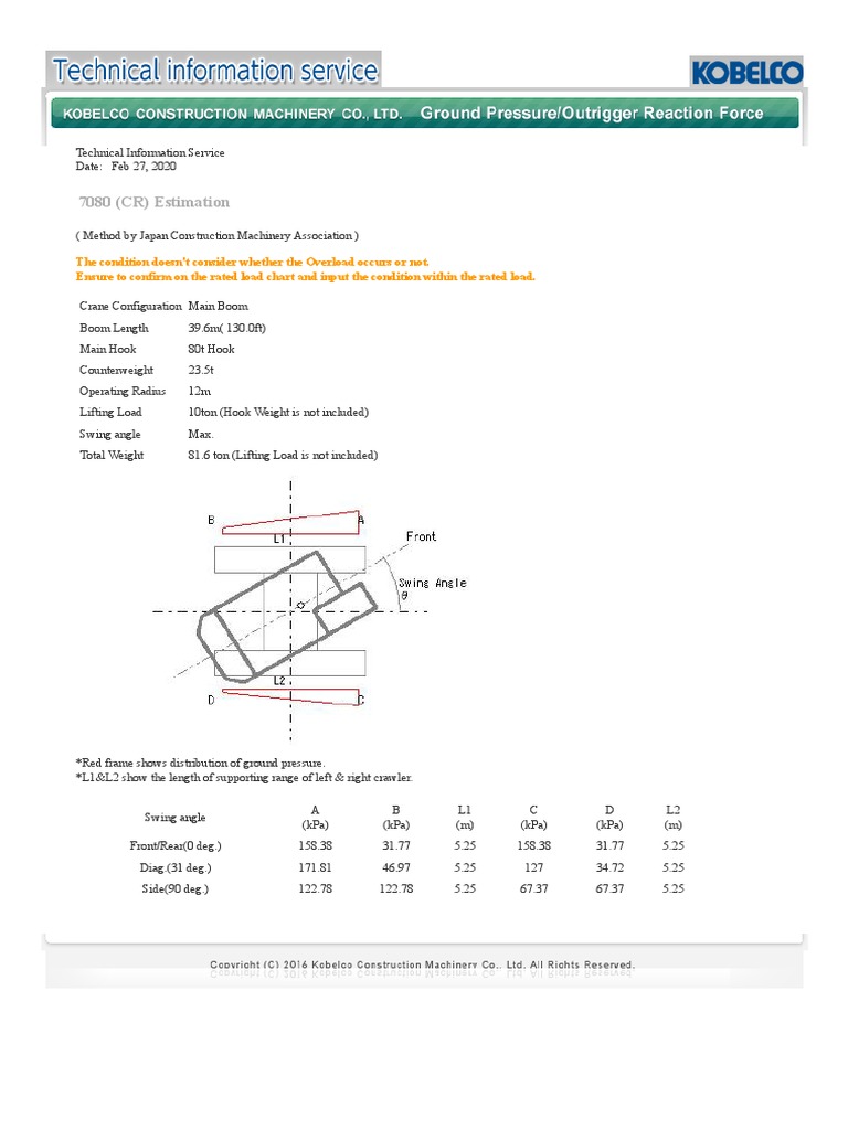 KOBELCO CONSTRUCTION MACHINERY CO.,LTD. Large Size Crawler Cranes ...