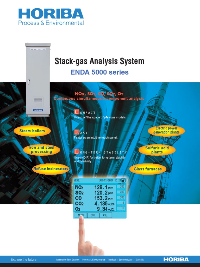ENDA-5000 Brochure en HRE2406C2yt | PDF | Sensor | Gases