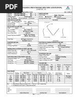 Welding Procedure Specification - Template | PDF | Welding | Construction