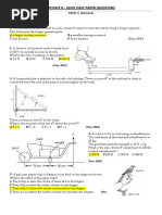 IGCSE/O Level Physics Light Exercise | PDF | Optics | Prism