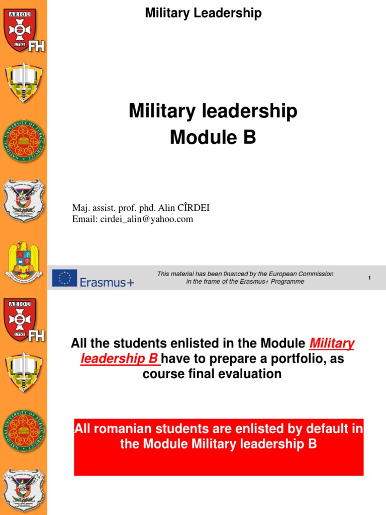 Military Leadership Portfolio Guidelines | PDF | Artificial ...