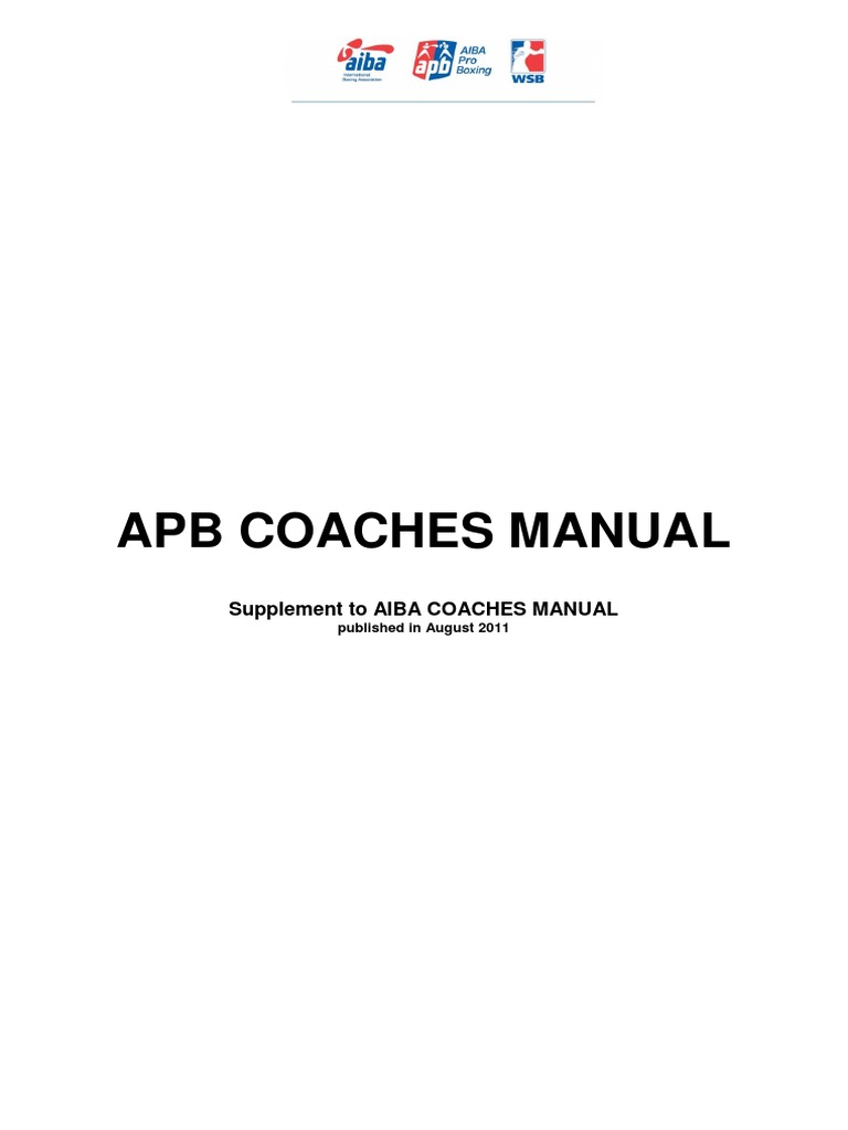 Apb Coaches Manual | PDF | Strength Training | Physical Fitness