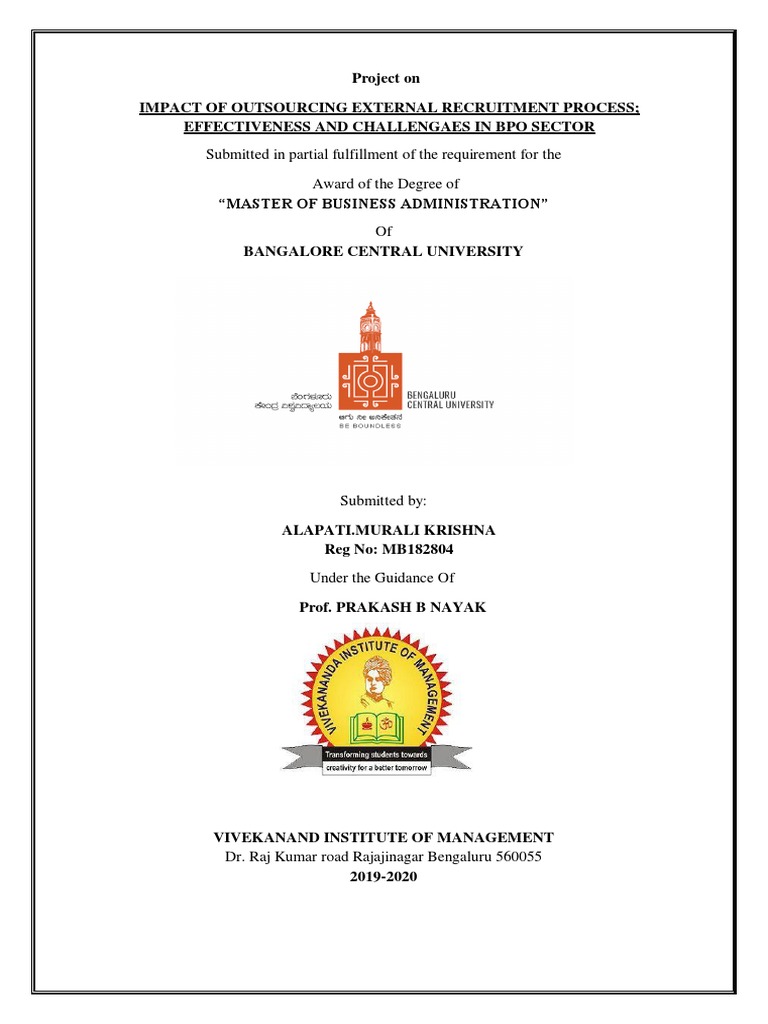 Project Bind | PDF | Outsourcing | Cognition