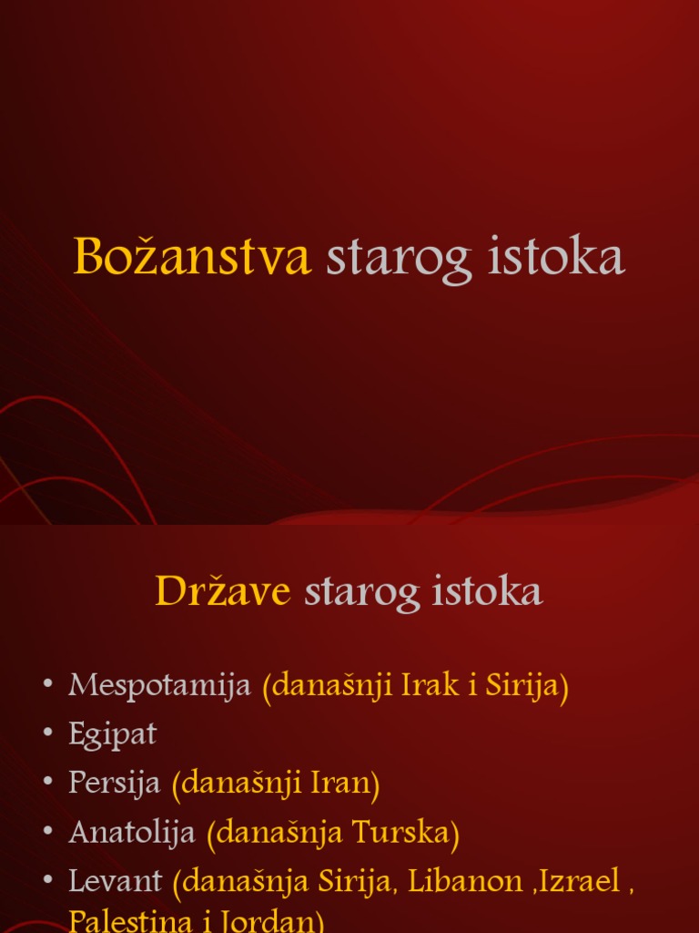 Bozanstva Starog Istoka | PDF