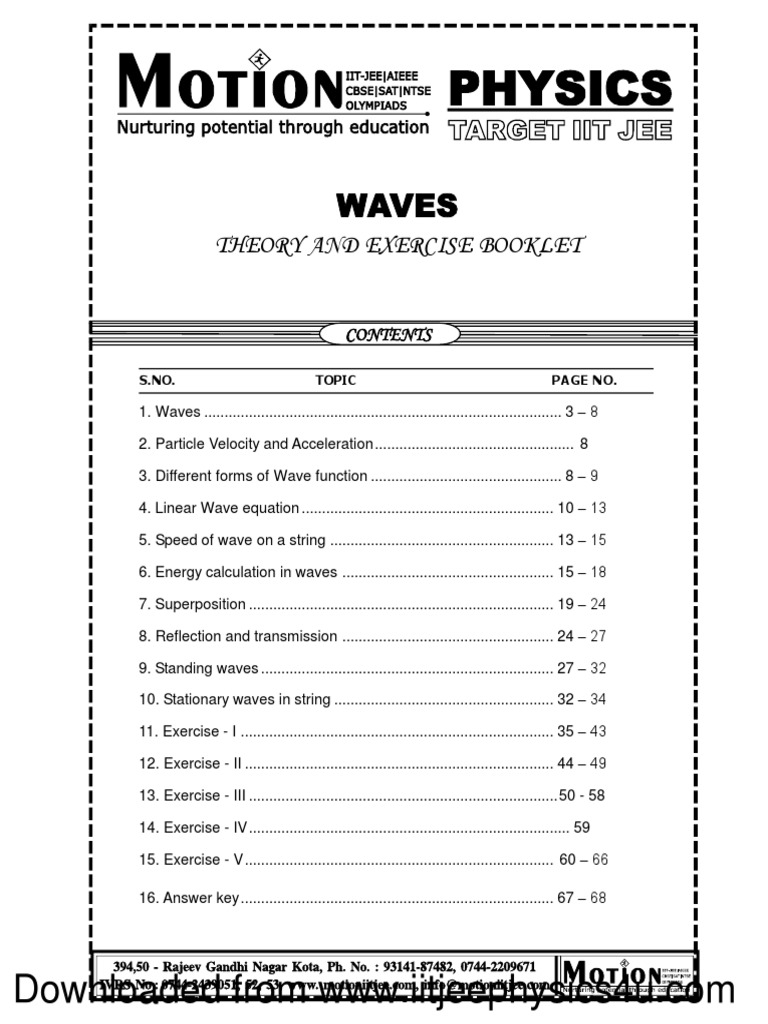 Waves PDF | PDF | Waves | Wavelength