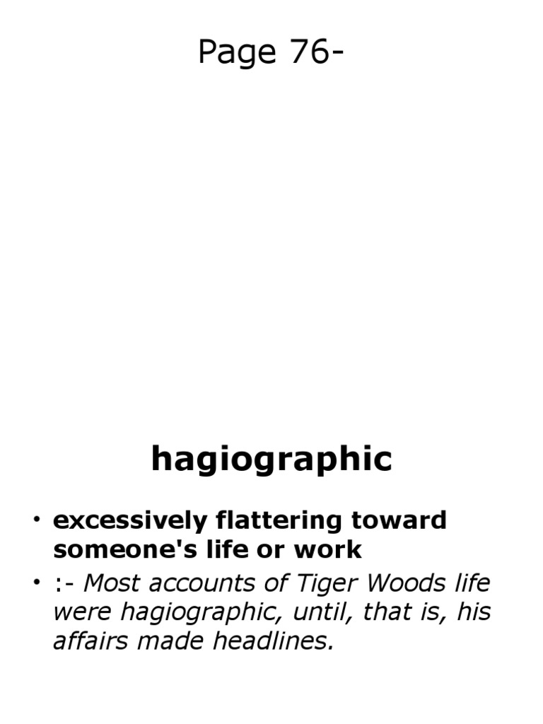 Hagiographic | PDF