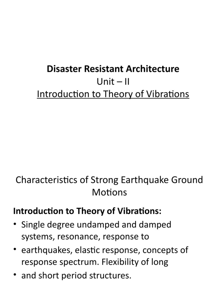Characteristics of Strong Earthquake Ground Motions: An Introduction to ...