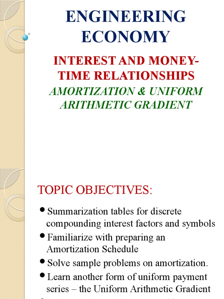 AMORTIZATION and UNIFORM ARITHMETIC GRADIENT | PDF | Interest | Amortization (Business)